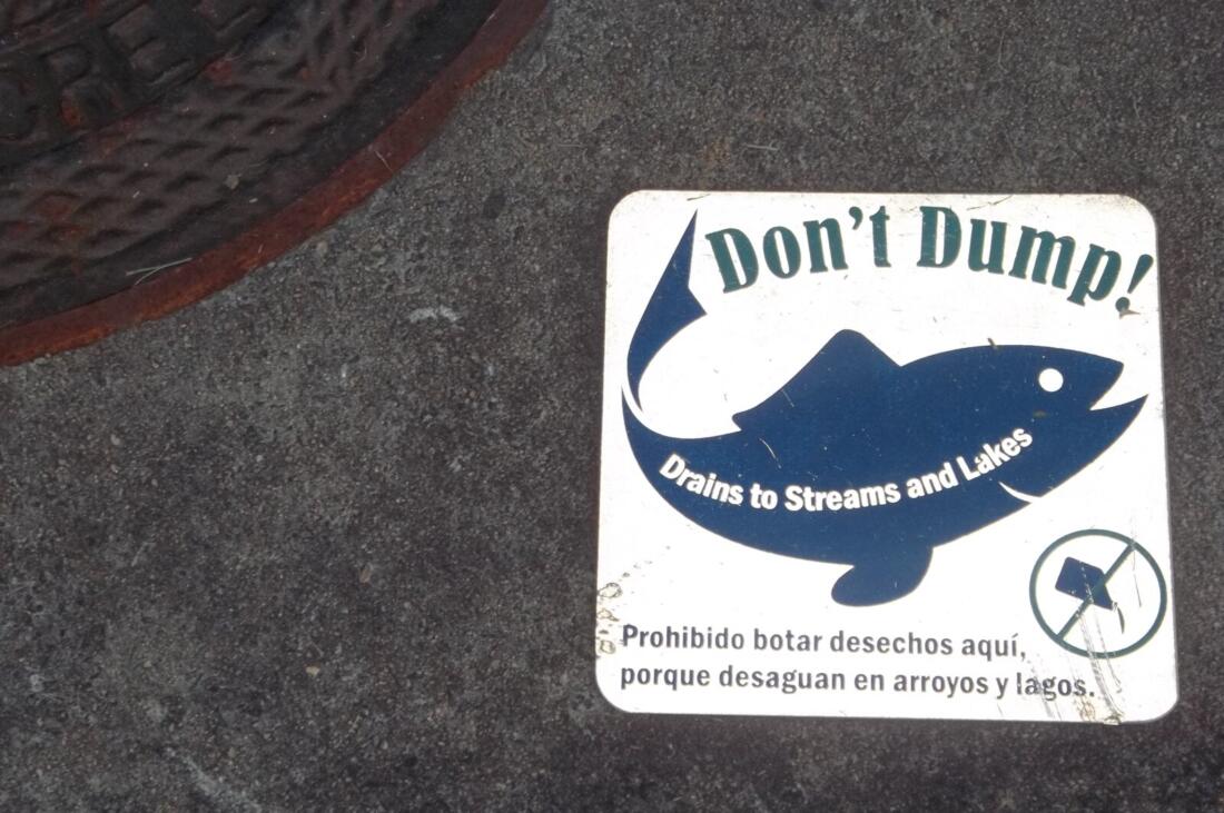 Don't Dump to Storm Water - Daniels Training Services