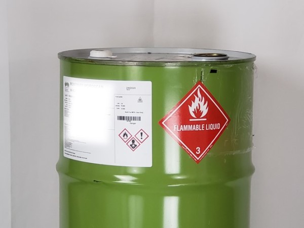 Class 3 Label on Drum 2 - Daniels Training Services